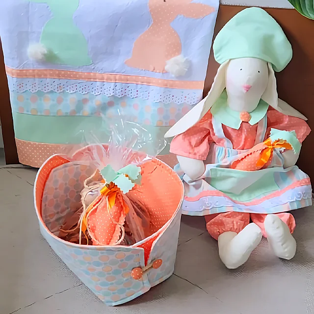 Easy Folding Basket Template - With Instructions