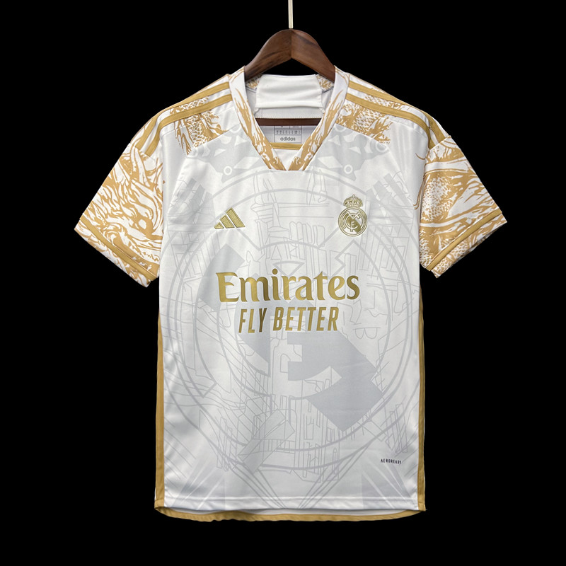Real Madrid Dragon Limited Edition Shirt Kit 2023-2024 - Platinum