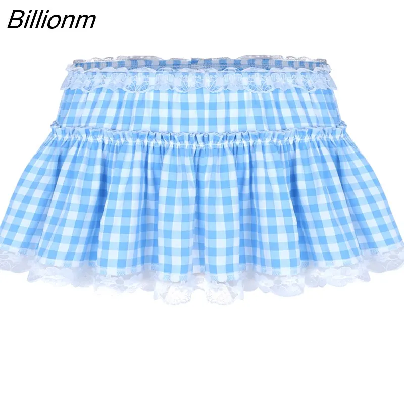 Billionm Mens Women Sissy Crossdressing Mini Skirt Exotic Costume For