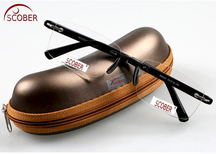 HIGH QUALITY Rimless frameless gentlemen antireflective coating Non ...