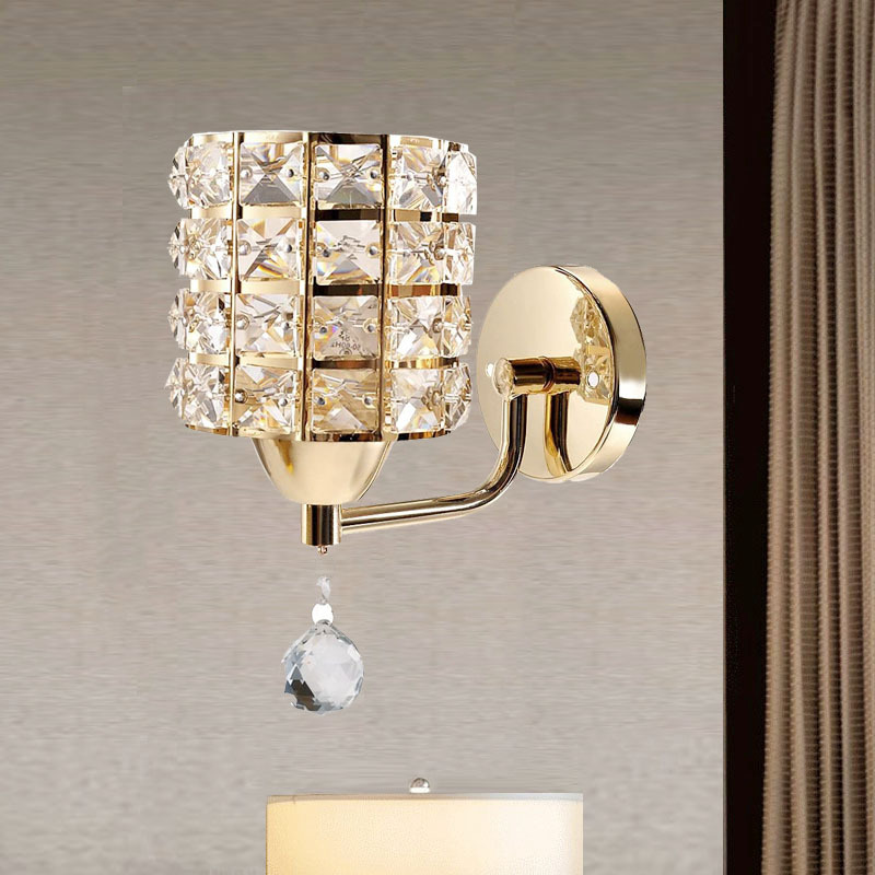 Decorative Crystal Wall Lamps Simple Cyrstal Wall Lights for Bedroom ...