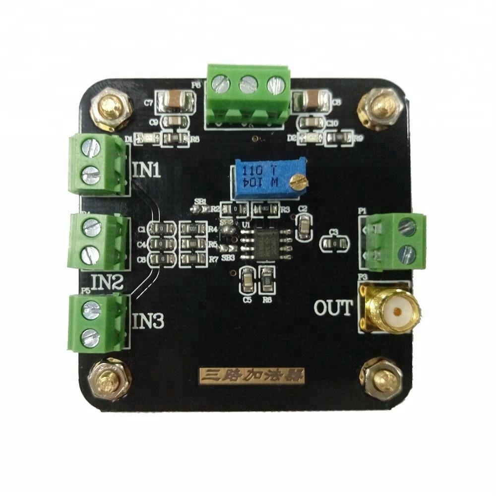 Triple adder operational amplifier module inverting adder opamp adder ...