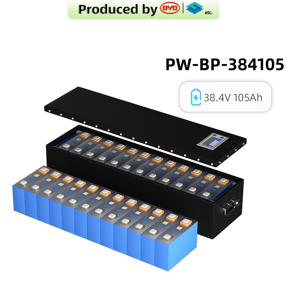 BYD 38.4V 105Ah LFP Lithium Ion LiFePO4 Battery Packs for Vehicle