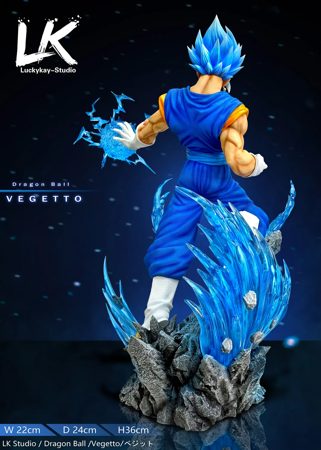 1/6 Scale Vegetto - Dragon Ball Resin Statue - LK Studios