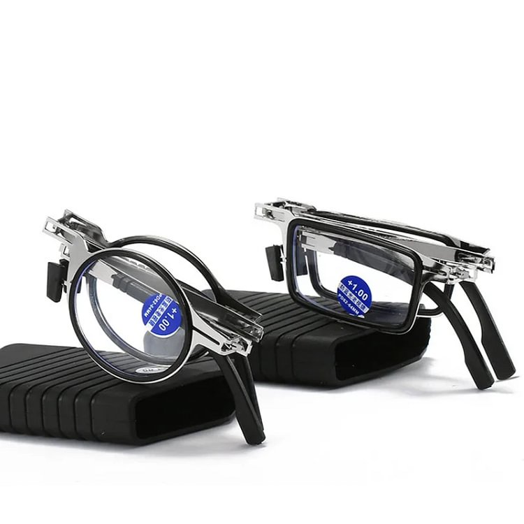 2024Men Reading Glasses Foldable Anti-blue Light Presbyopia Spectacles ...