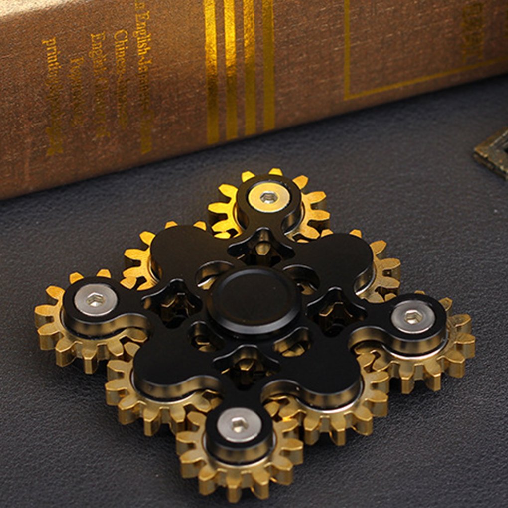 Nine-gears Linkage Fidget Spinner