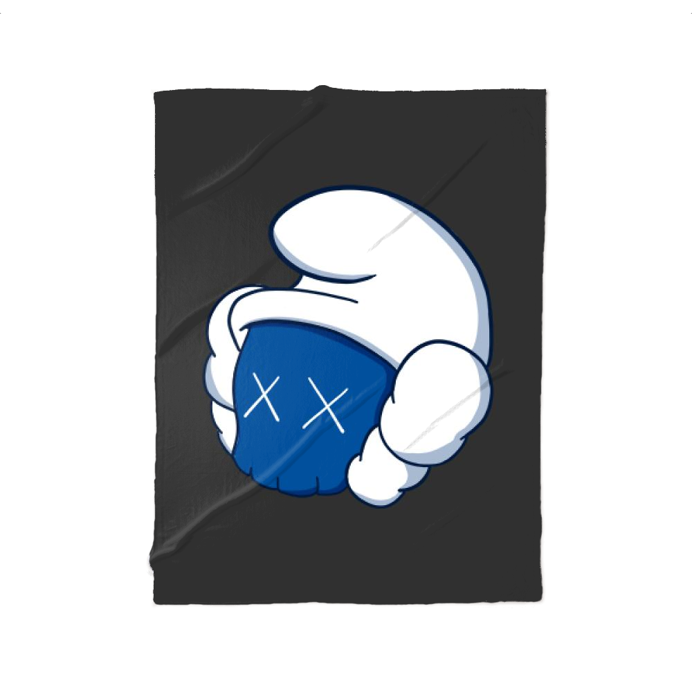 The Smurfs Kaws, Kaws Fleece Blanket