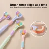V-shaped Three-sided Toothbrush