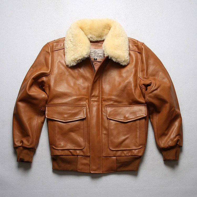 Men's G-1 Air Force Flight Suit Leather Jacket