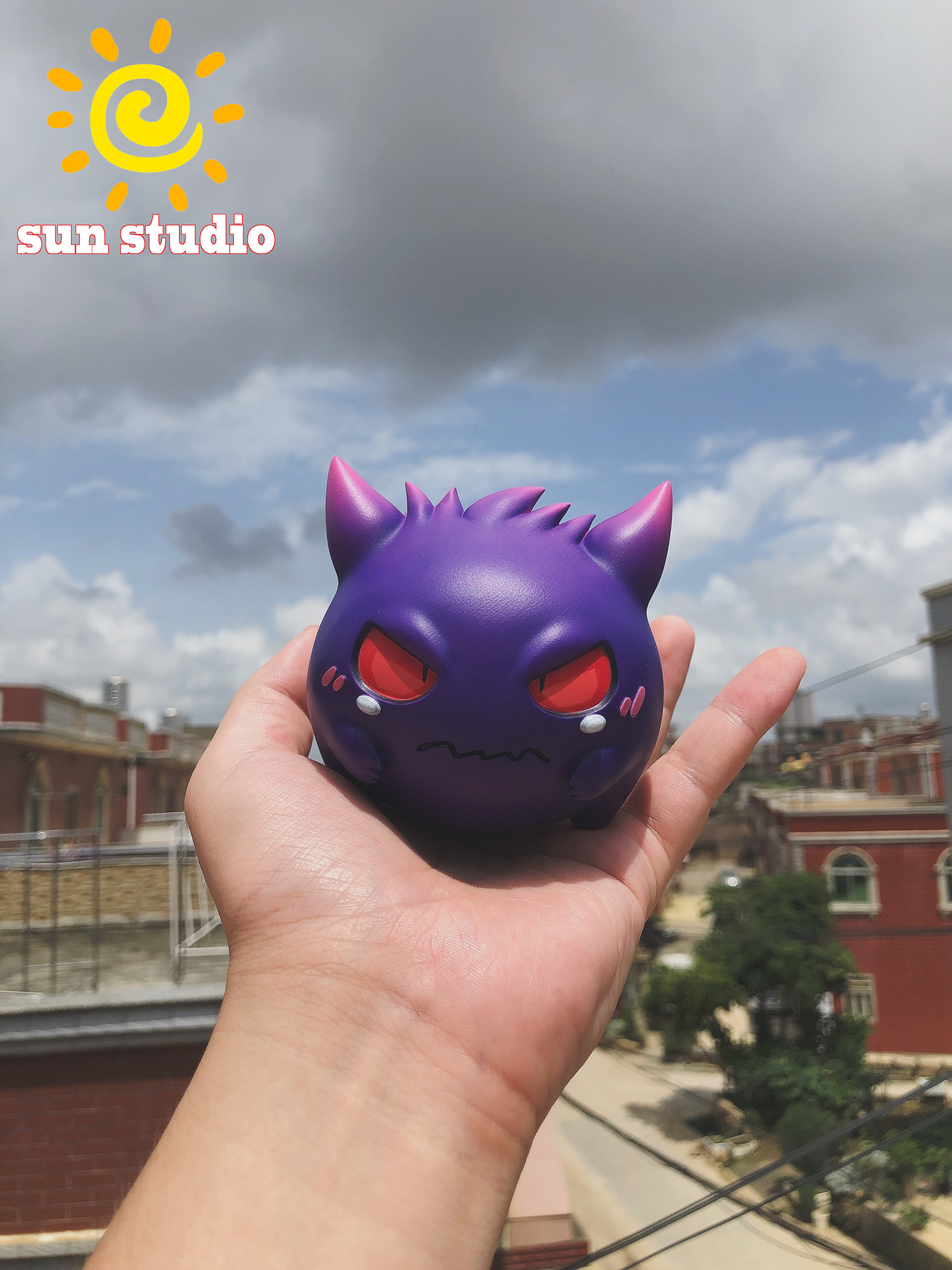 Chubby Gengar - Pokemon Resin Statue - Sun Studio [In Stock]