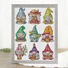 14CT Joy Sunday Stamped Cross Stitch Dwarf Apparel(33*45cm)(Backstitch ...