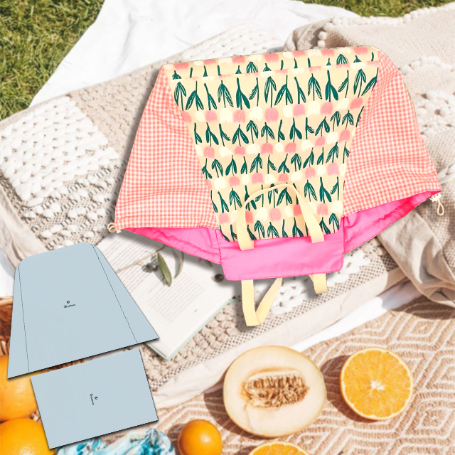 Fabric Reusable Shopping Bag Sewing Pattern – With Detailed Instructions