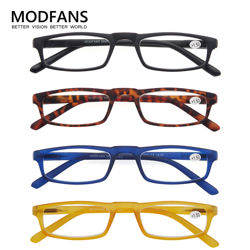 Reading Glasses Women Men Rectangular Ultralight Frame Small Readers ...