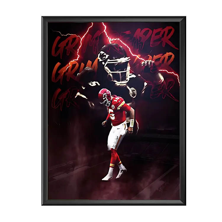 Patrick Mahomes -Kansas City Chiefs Poster Art(Design 2）