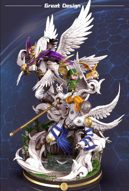 Angemon & Holy Angemon - Digimon Resin Statue - GD Studios [In Stock]