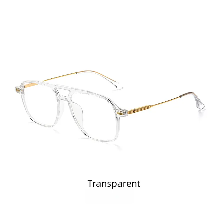B98008f Retro Double-bridge Ultra-light Myopia Glasses Men Pure ...