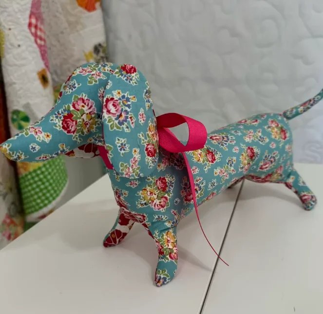 Patchwork Dachshund Sewing Template - With Instructions
