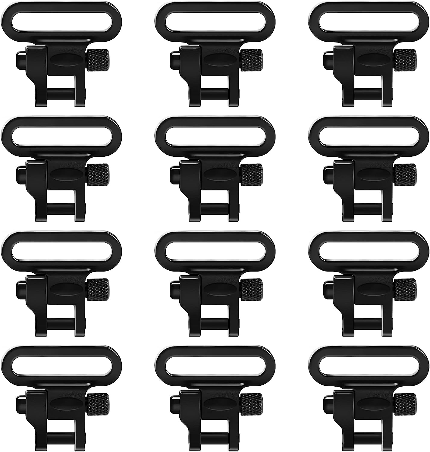 GUGULUZA One Dozen Quick Attach/Release Shotgun Rifle Gun Sling Swivels ...