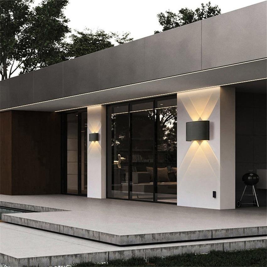 LED outdoor waterproof wall lamp led outdoor light porch light ...