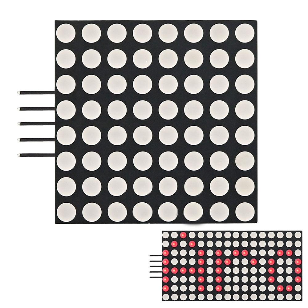 Red LED Dot Matrix Screen Array Display Can Seamlessly Connect Multiple ...