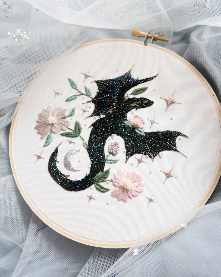 Magical Dragon Embroidery Kit