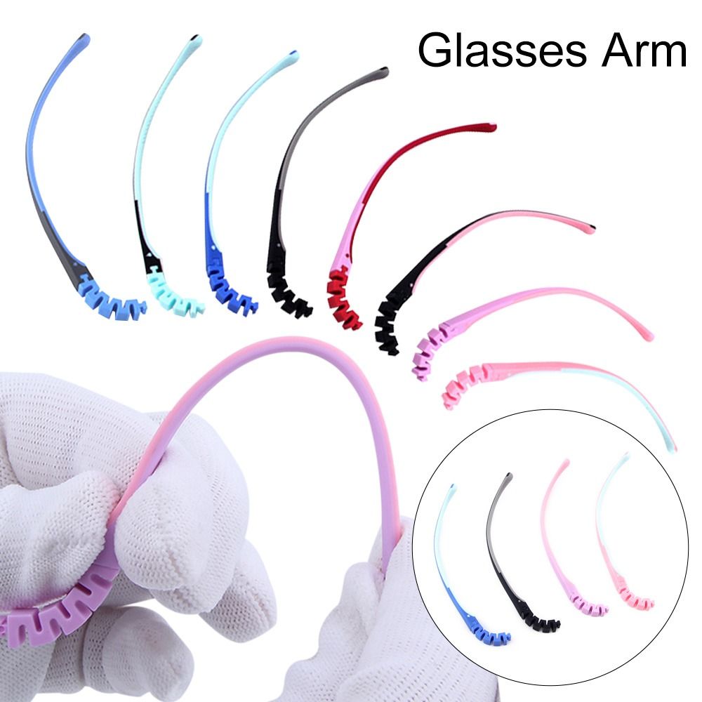 Children's Silicone Glasses Legs Snap-on Eyeglasses Arm Replacement ...