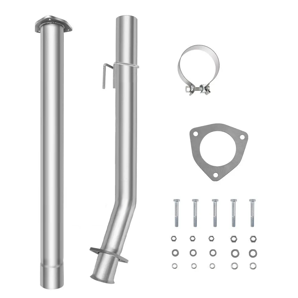 4" 2011-2023 Ford 6.7 Powerstroke DPF Delete Race Pipe w/Muffler