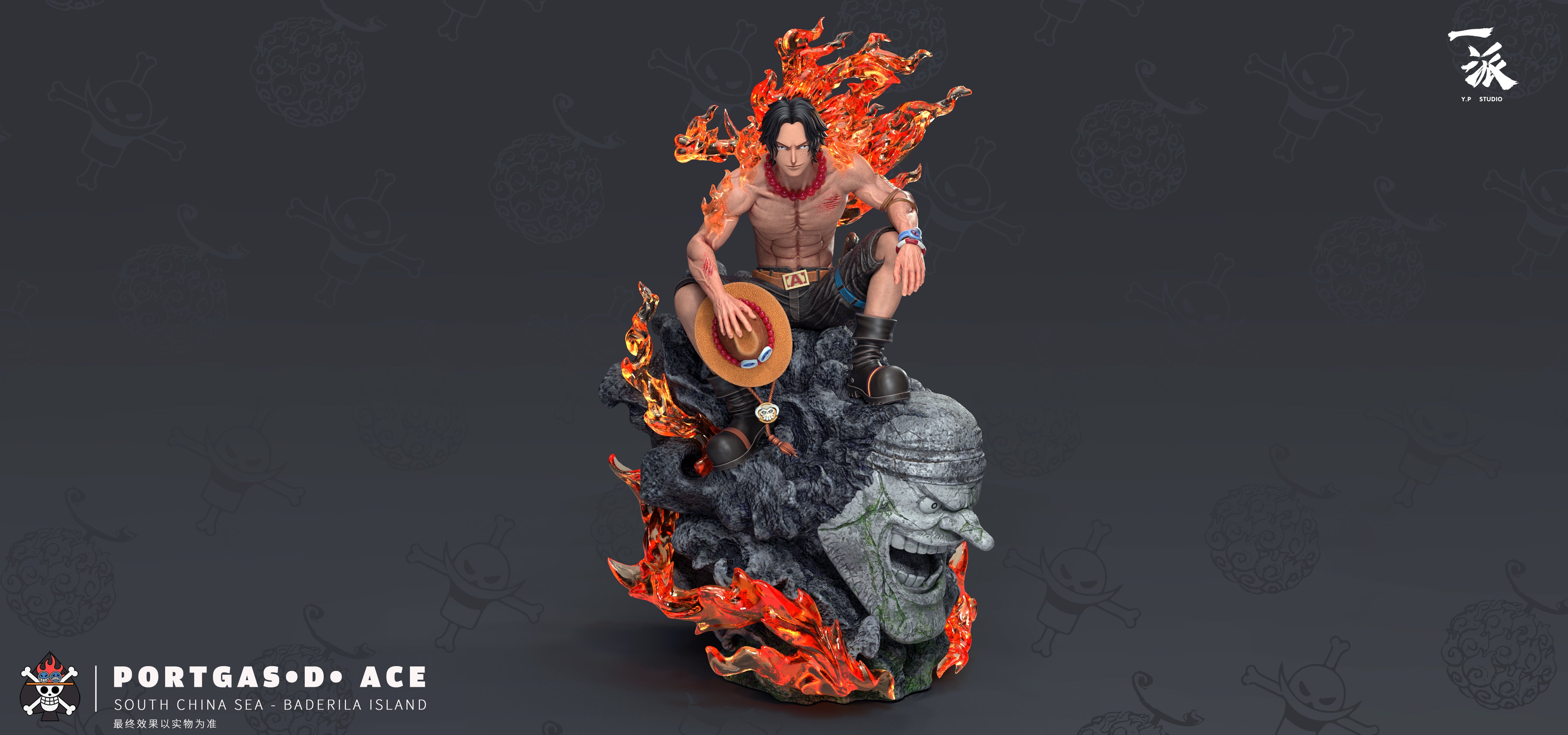 1/4 & 1/6 Scale Portgas D. Ace - ONE PIECE Resin Statue - Y.P Studios ...