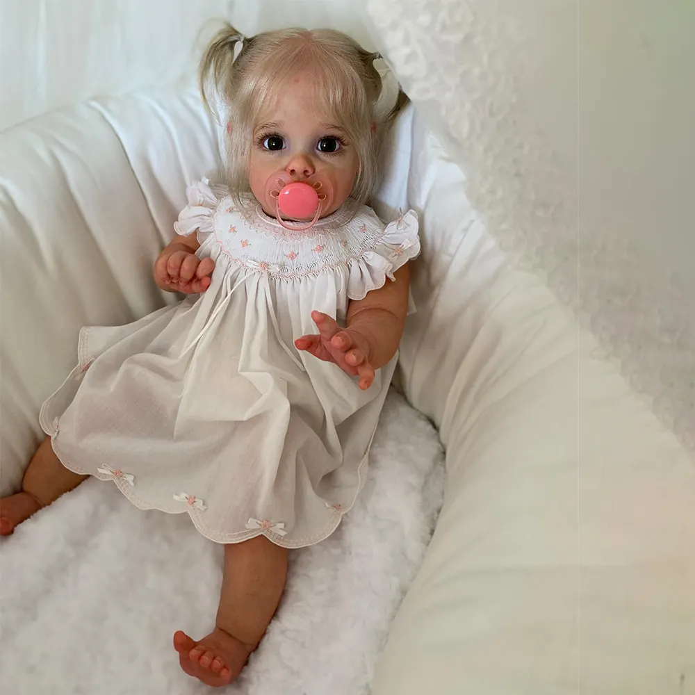 Reborn Girl Baby Manie 12" Real Lifelike Soft Weighted Body Reborn ...