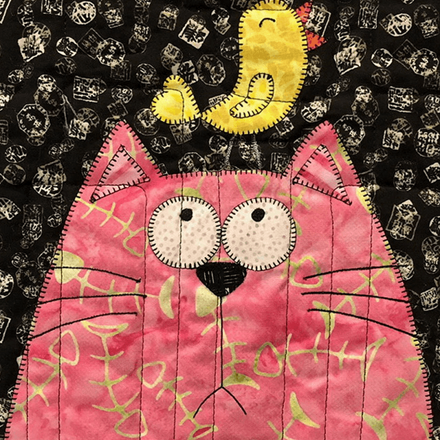 Funny Cats Quilt Sewing Templates - With Instructions+Pattern PDF