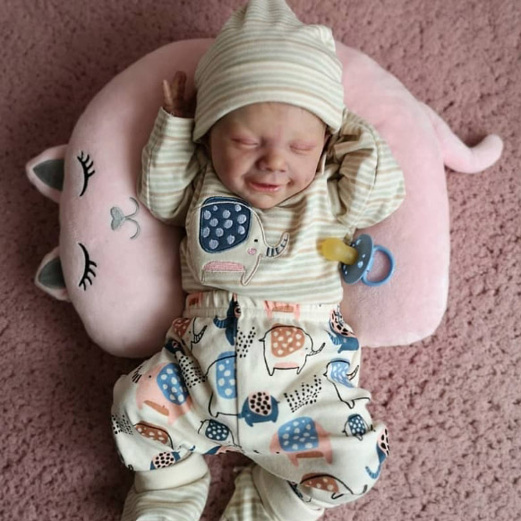 12'' Reborn Newborn Silicone Vinyl Body Baby Cute Reborns Doll Girl Victoria With pacifier