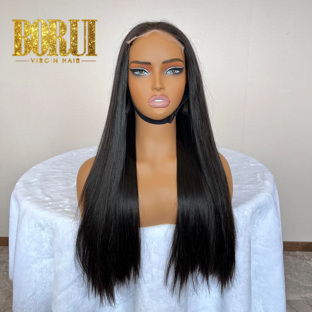 SDD Double Drawn 250% Density Straight 5X5/13X4 HD lace & Transparent ...