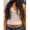 Patchwork Lace Y2K Crop Tank Top - MissTip