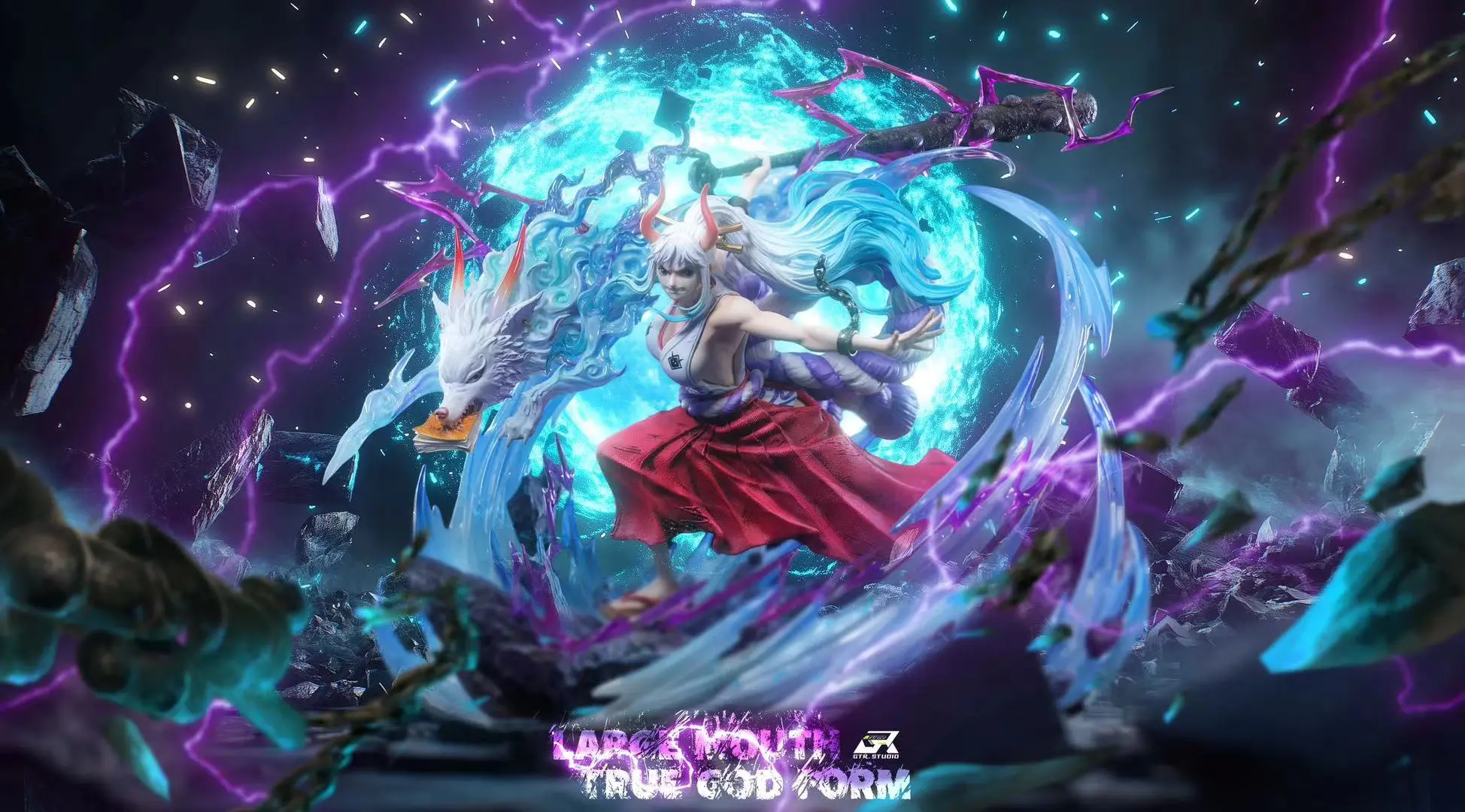 MAX Scale Okuchi-no-Makami Form Yamato Resin Statue - GTR-Studio