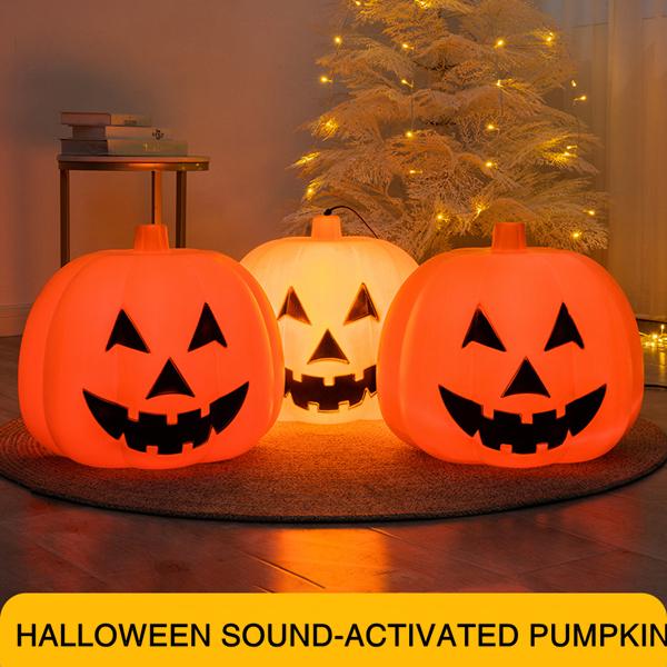 HALLOWEEN SOUND-ACTIVATED PUMPKIN