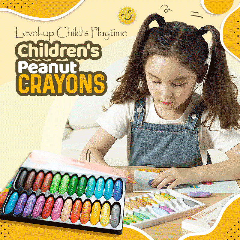 Christmas Promotion Children's Peanut Crayons