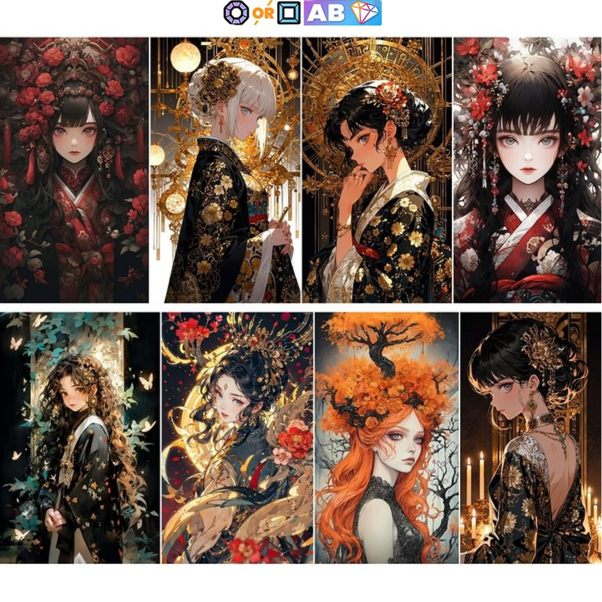 Anime Fantasy Girl 40*70cm(Canvas) Diamond Painting