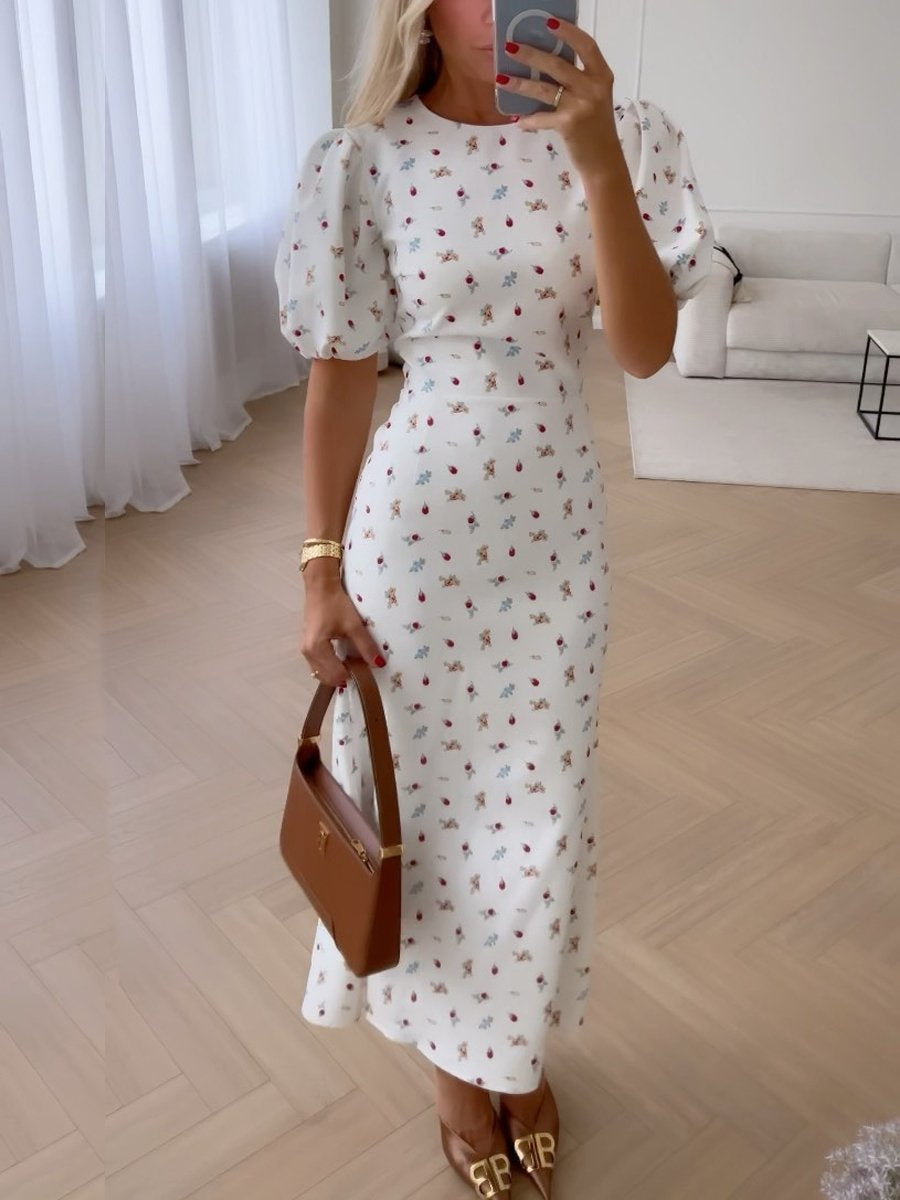 Small Floral-Print Dress