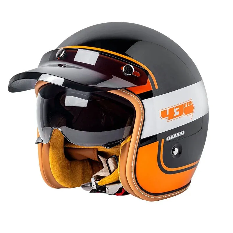 Timeless Motorcycle Helmet - DOT and ECE Approved