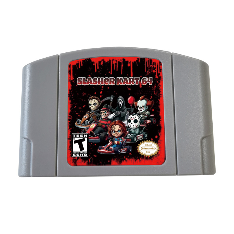 Slasher Kart v3 Final N64 Cartridge For Nintendo 64 Game Console