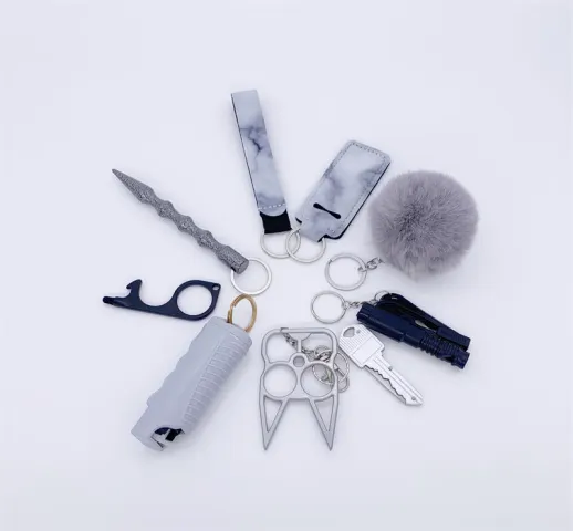 Marble 19-in-1 Self Defense Keychain. FREEBIE Super Stress Relief Cube ...