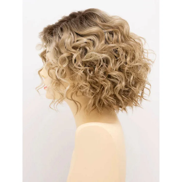 Short curly hair topper 2C