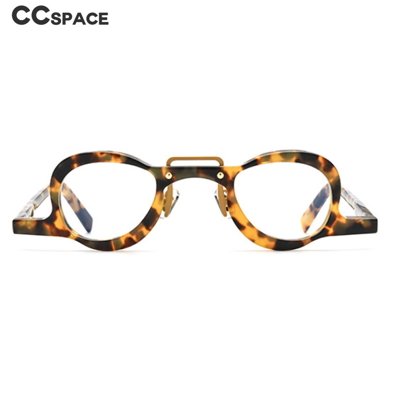 54565 Retro Acetate Glasses Frame Personality Funny Punk Round Frames ...