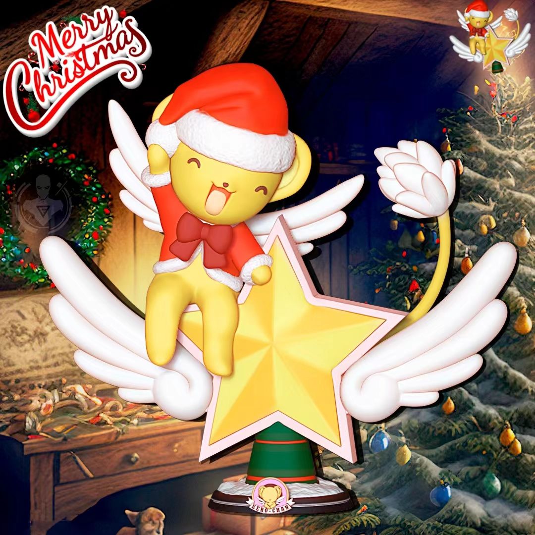 Small & Big Scale Christmas Cerberus - Card Captor Sakura Resin Statue ...
