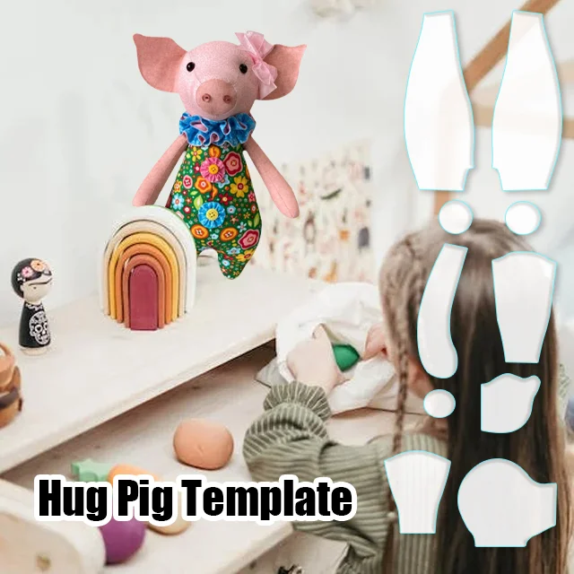 Pig Template Set(10 PCS)-With Instructions