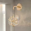 Modern K9 Pure Crystal Bedside Small Chandelier Light Lluxury Crystal ...