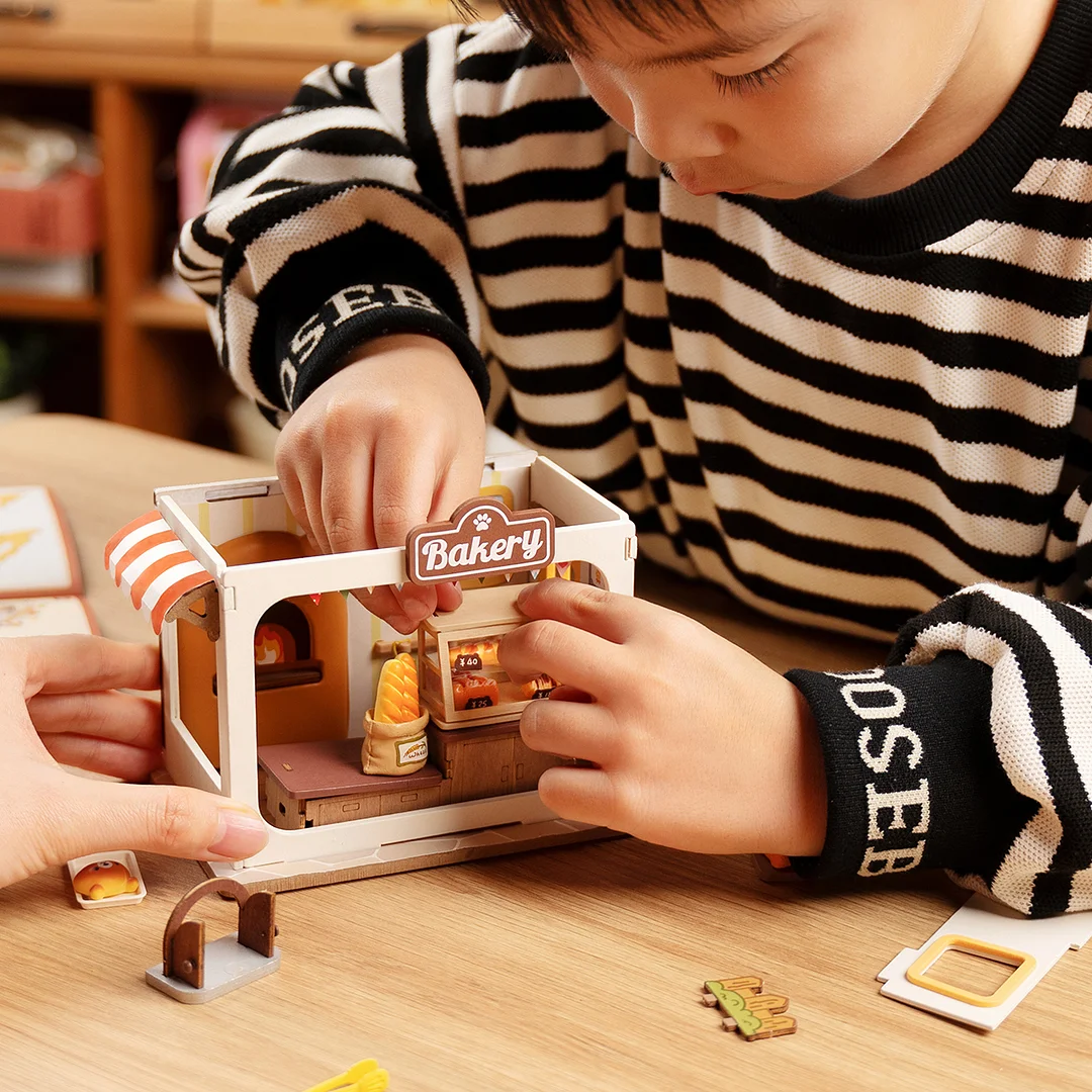 Rolife Food Box Shop DIY miniatuurhuiskit | ROBOTIME