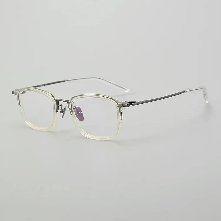 M-111 Japanese Arts Style Literature Eyeglasses Frames Unisex Glasses ...