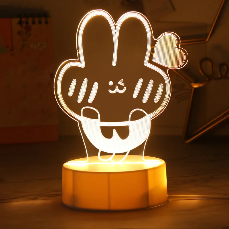 Cute 3D Acrylic Lamp