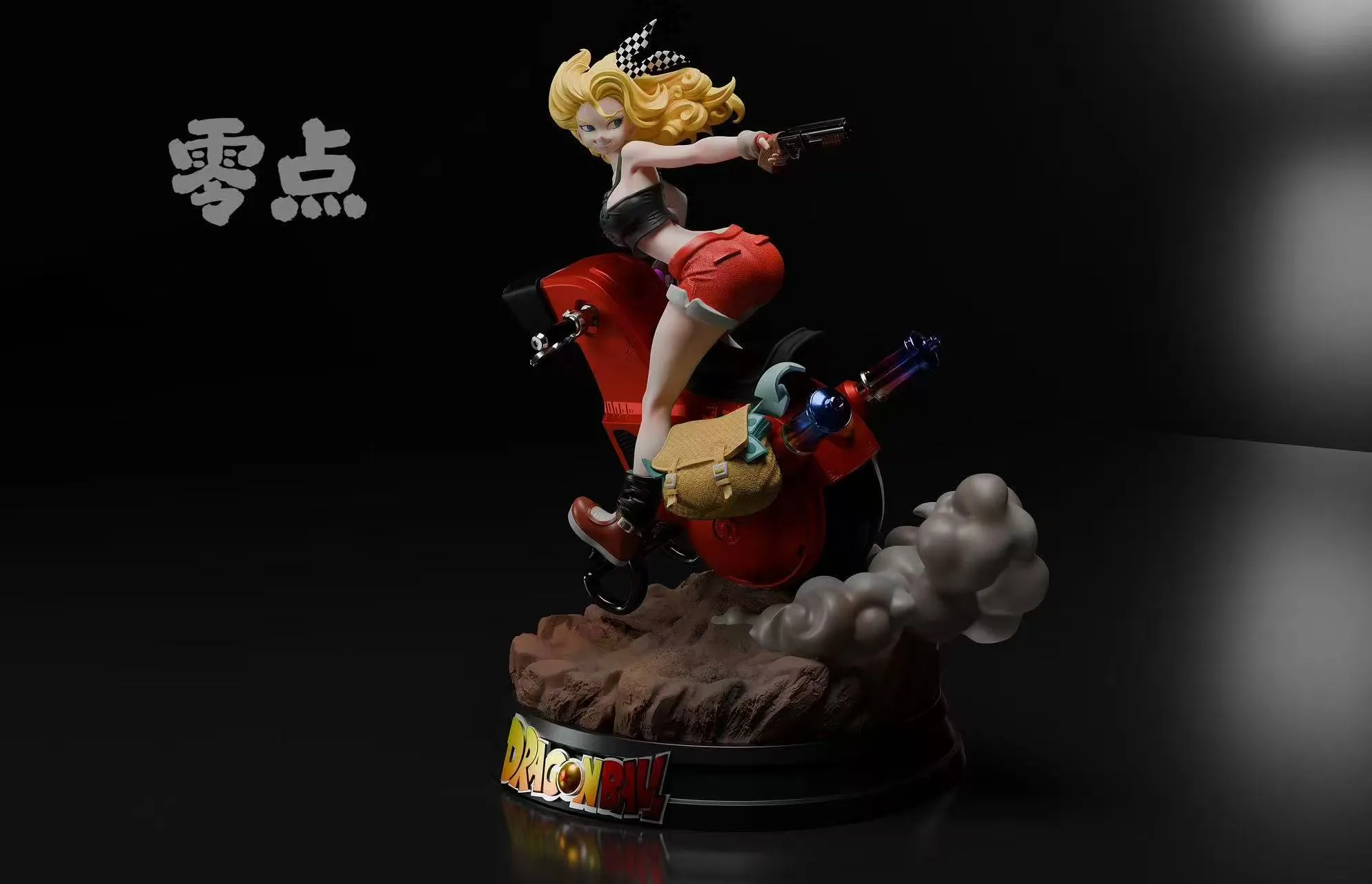 Riding Motorcycle Launch - Dragon Ball Resin Statue - LingDian Studios
